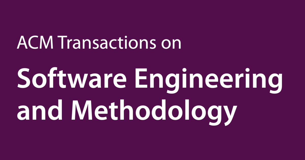 Ben Hermann is now on the ACM TOSEM Board of Distinguished Reviewers ...